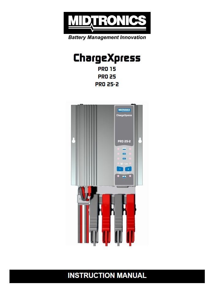 Midtronics CX Pro-50 Power Supply Charger for Flooded, AGM and Gel